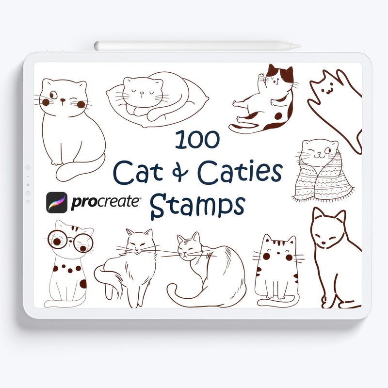 Cat Stamp - Etsy