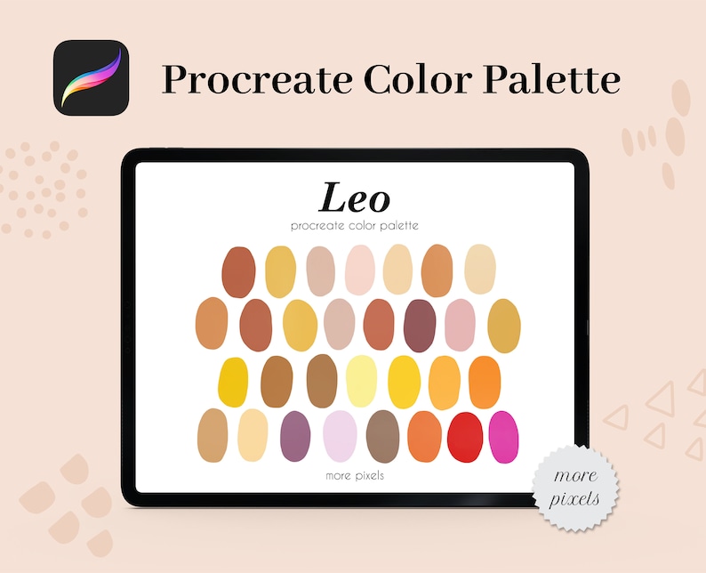 Leo Procreate Color Palette, Zodiac Color Palette, Hex Code, Ipad ... Leo Procreate Color Palette, Zodiac Color Palette, Hex Code, Ipad ...