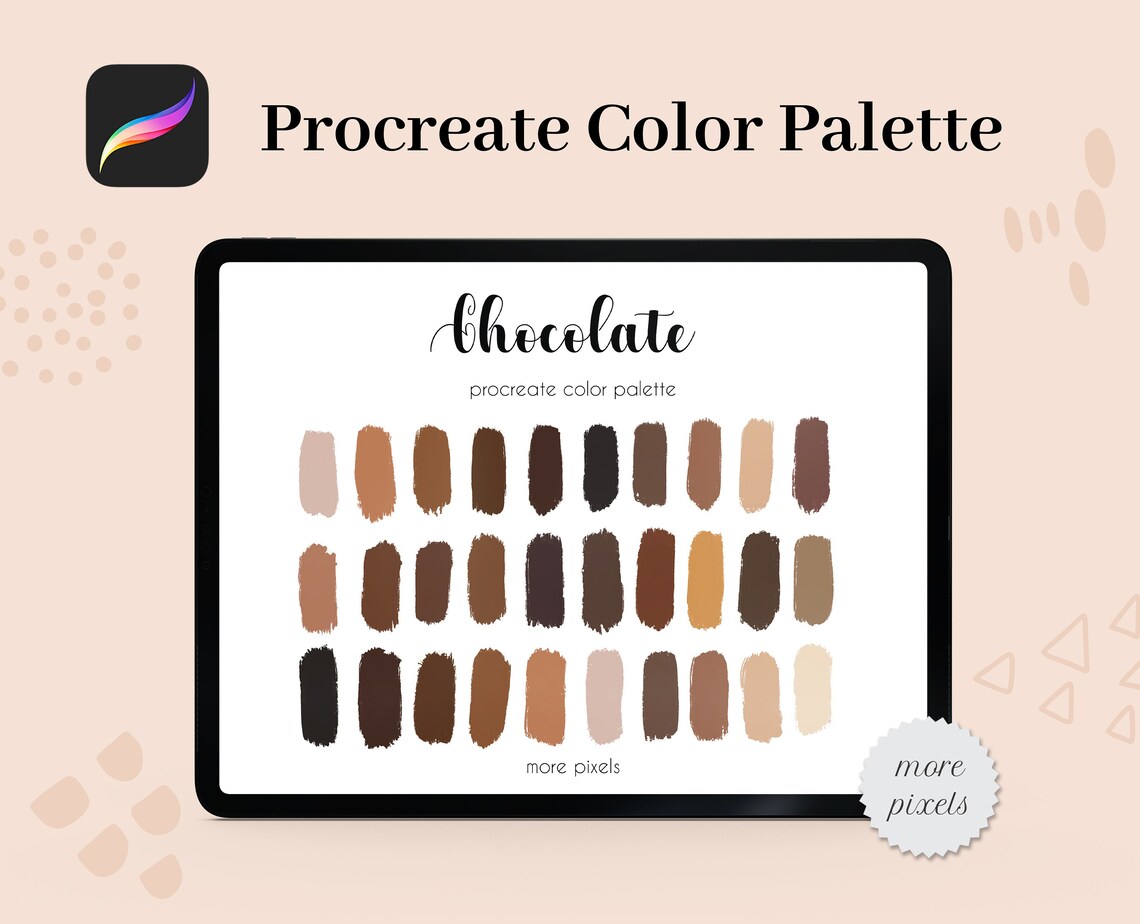 Chocolate, Procreate Color Palette, Hex Code, Ipad, Color Palette ...