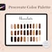Chocolate, Procreate Color Palette, Hex Code, Ipad, Color Palette ...