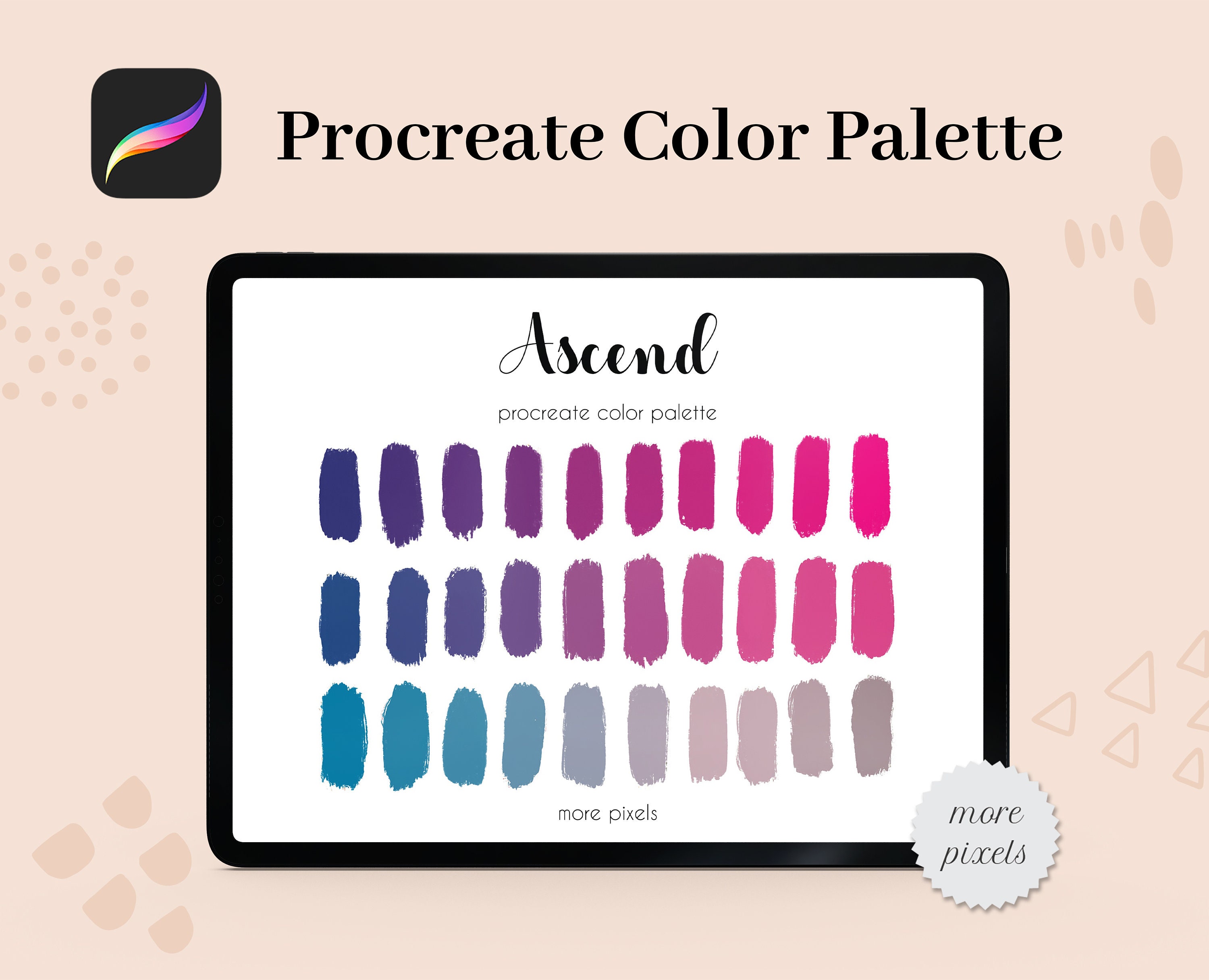 Ascend, Procreate Color Palette, Hex Code, Ipad, Color Palette ...
