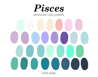 Pisces Color Palette - Etsy