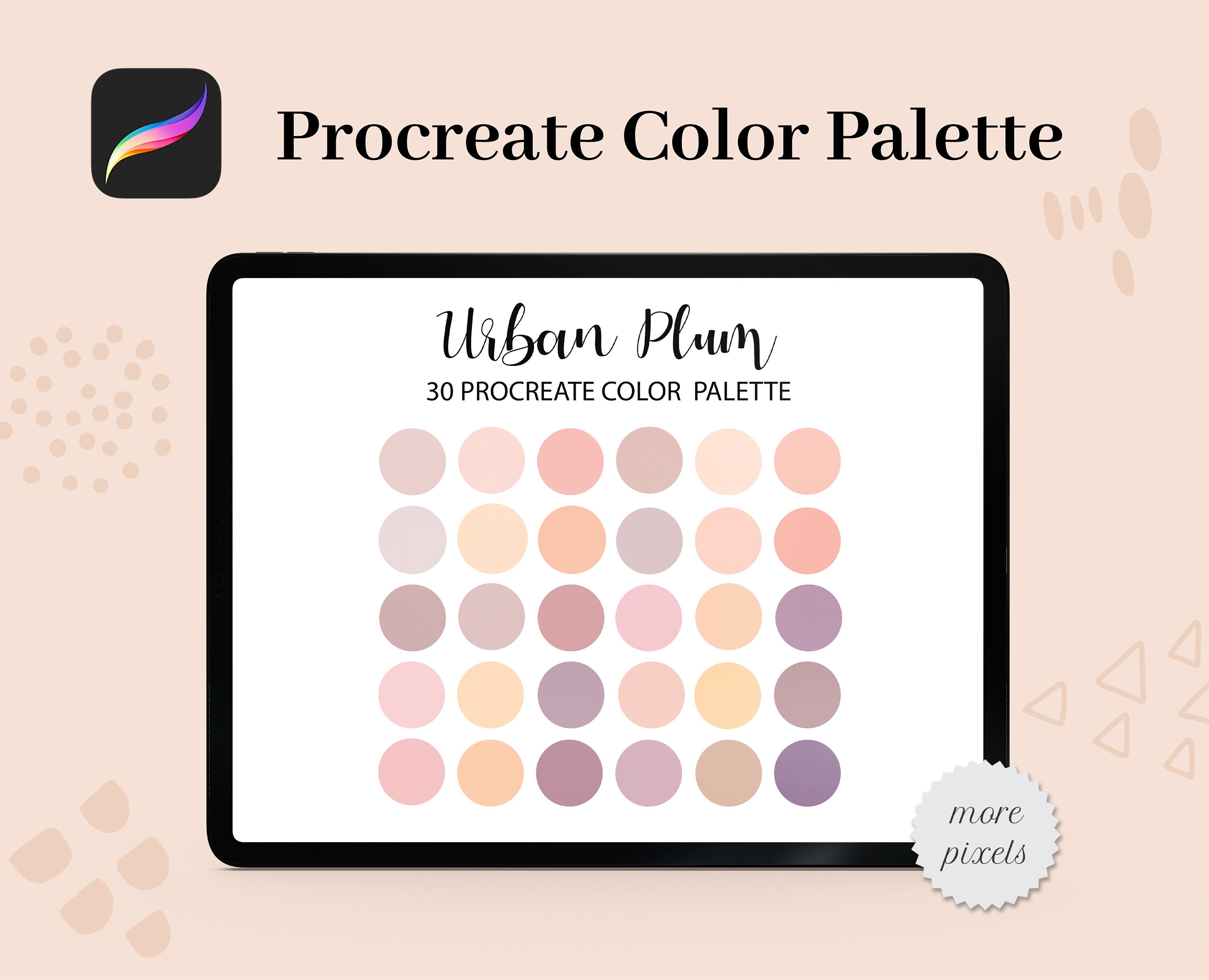 Urban Plum, Plum, Procreate Color Palette, Purple Color Palette, Hex ...