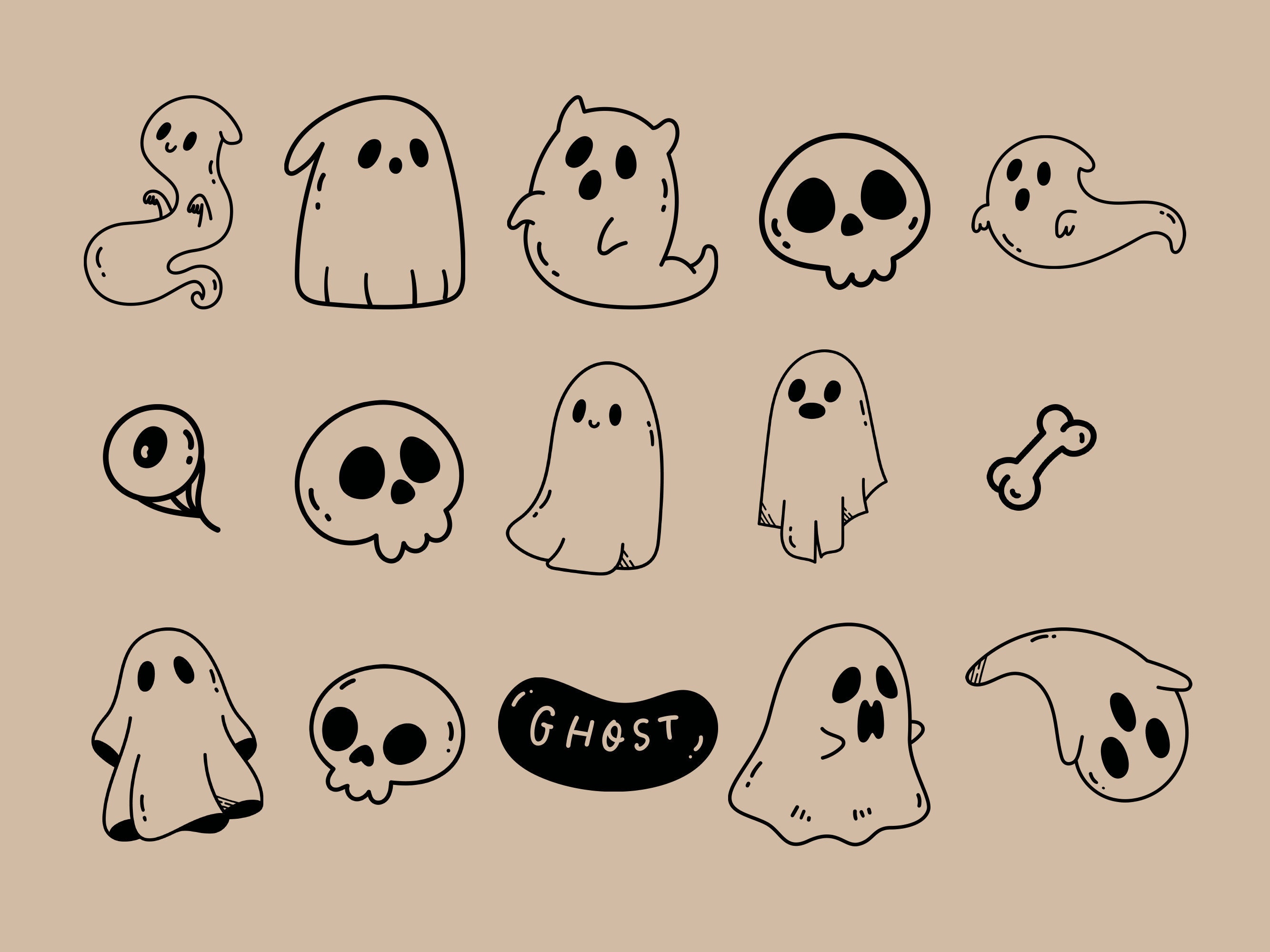 85 Ghost Svg Png, Halloween, Cute Ghost, Boo, Ghosts Clip Art, Scary ...