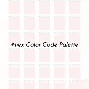 Elegant Neutral Procreate Color Palette, Hex Code, Ipad, Color Palette ...
