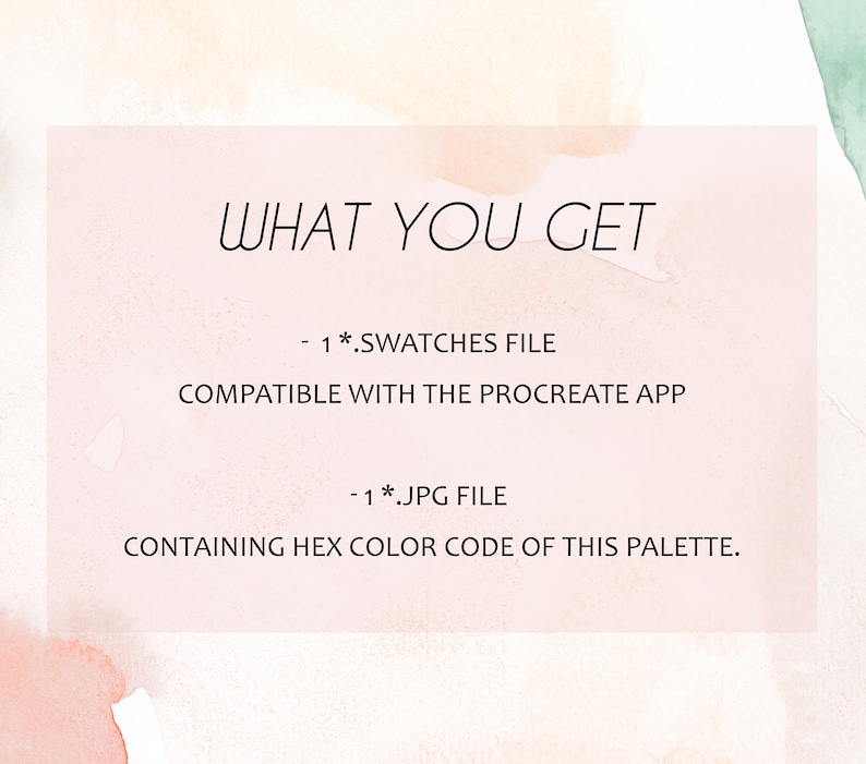 Unicorn, Pastel Rainbow, Procreate Color Palette, Hex Code, Ipad, Color ...