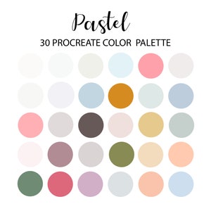 Pastel, Procreate Color Palette, Hex Code, Ipad, Color Palette ...