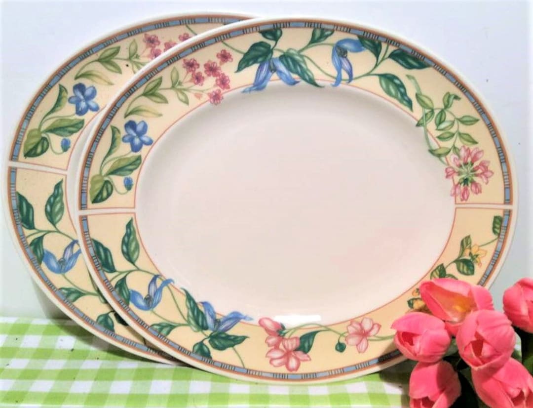 Rare Vintage Johnson Brothers Spring Medley Set of 2 Platters Made in ...