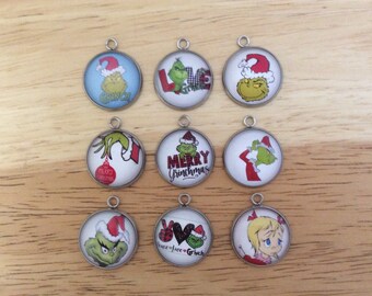 Grinch Charms - Etsy
