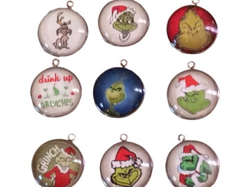 Grinch Charms - Etsy