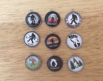 Bigfoot Charms - Etsy