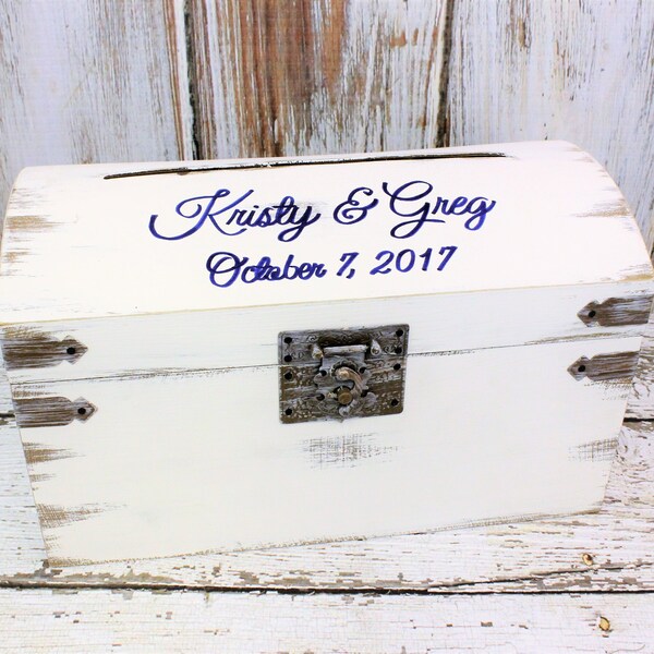 Rustic Card Box - Etsy