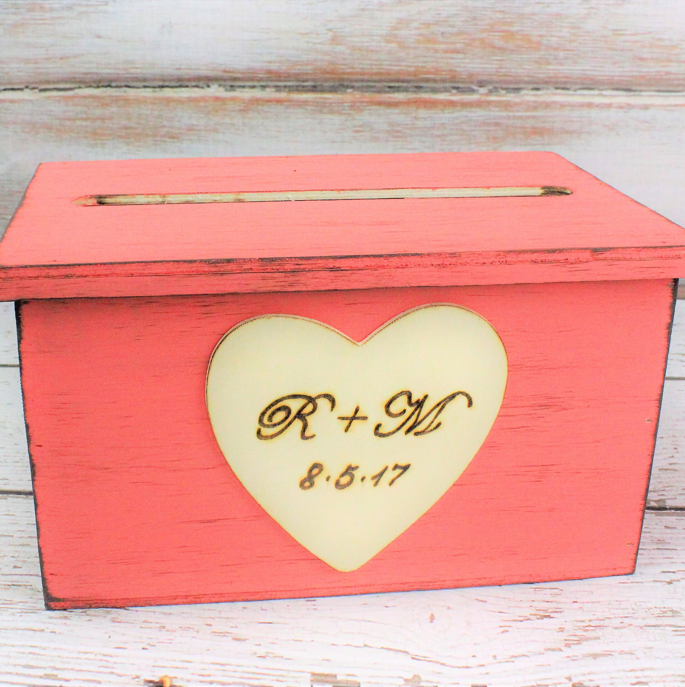 Personalized Wedding Card Box Wedding Crate Rustic Wedding | Etsy