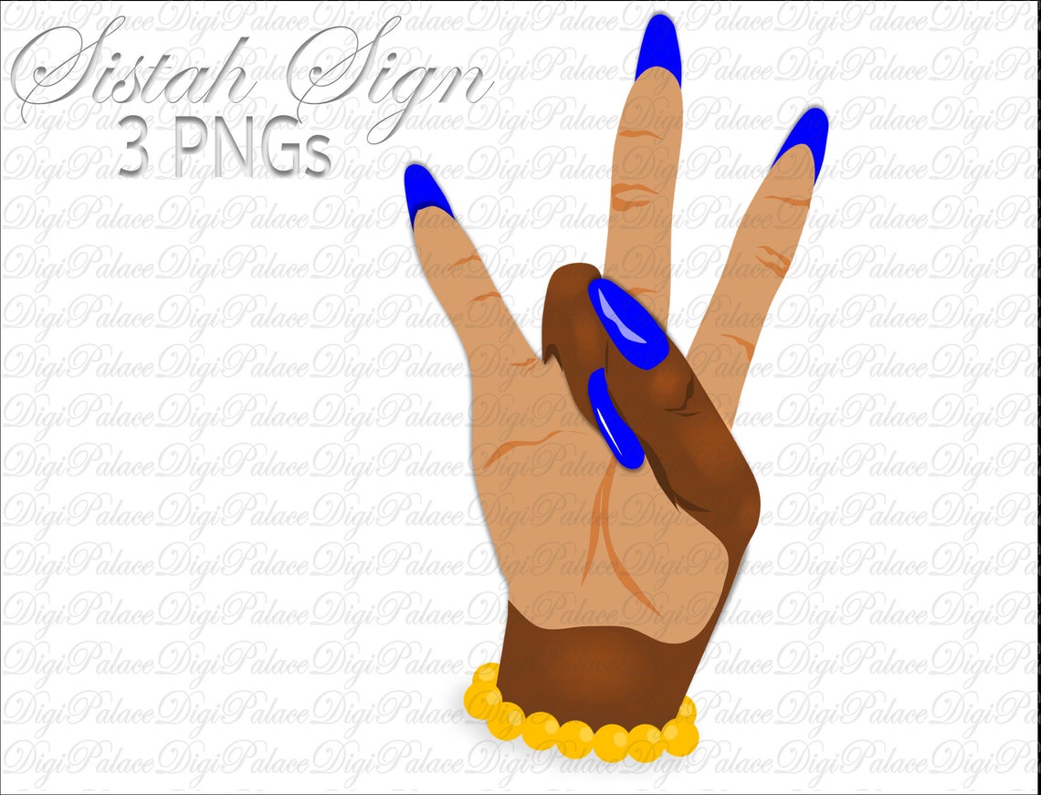 Black Greek Hand Symbol PNG Bundle: Sorority Frat Signs - Etsy