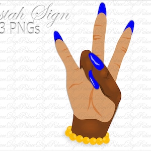 Black Greek Hand Symbol PNG Bundle: Sorority Frat Signs - Etsy