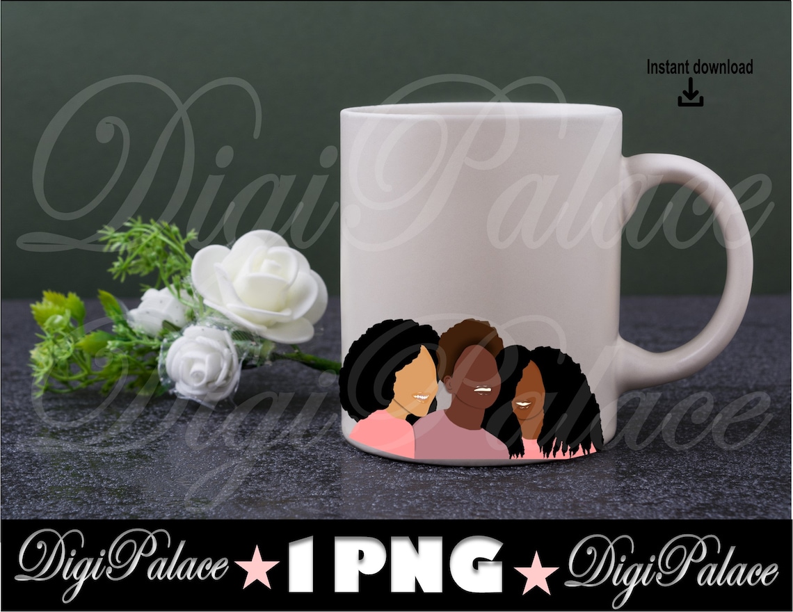 African American Best Friends Clipart Black Girl Clipart - Etsy