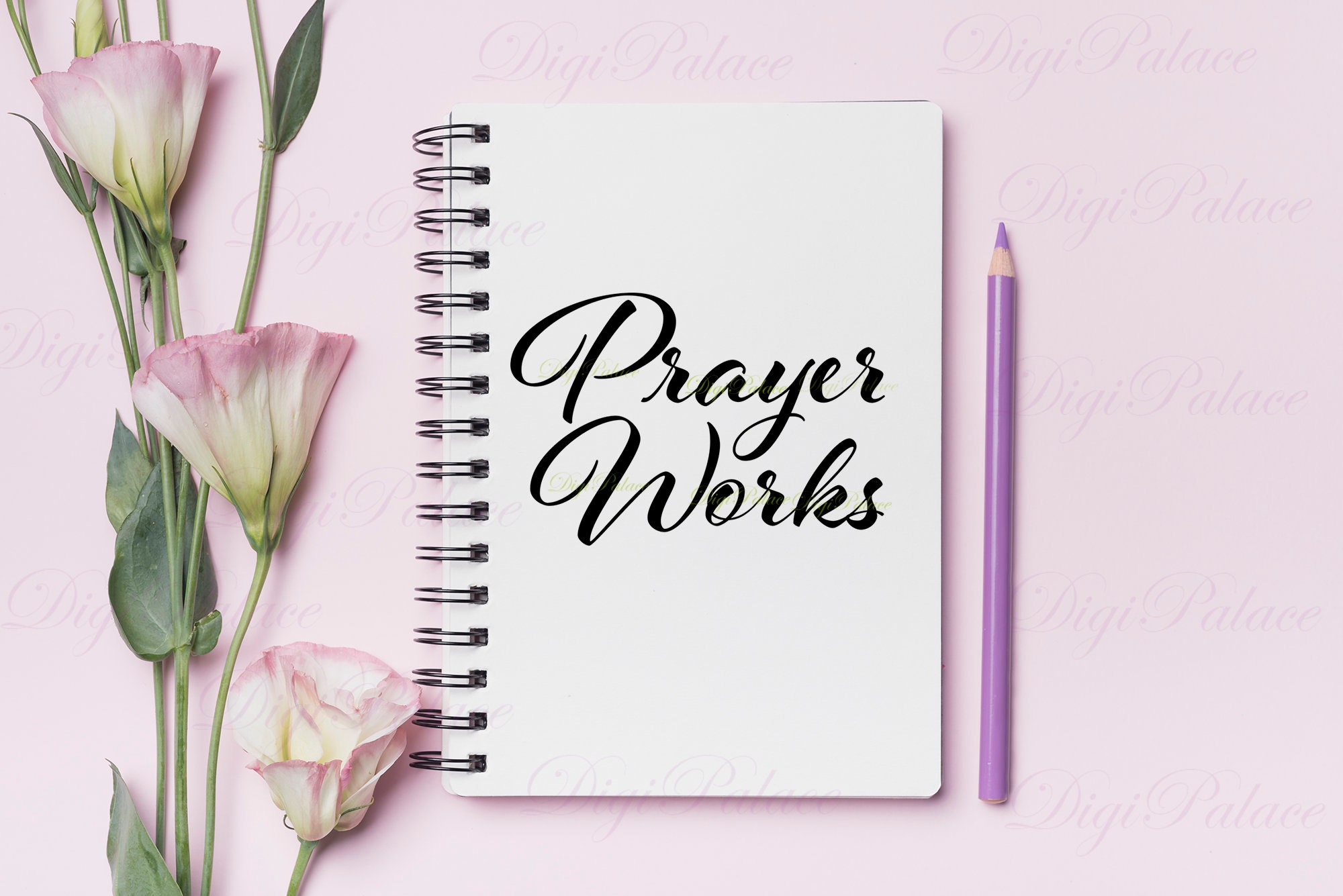 Prayer Works SVGPNGJPEG Vector Image Cut File for Cricut and - Etsy