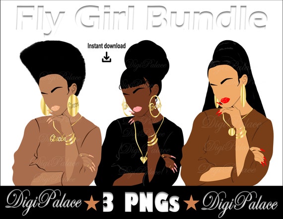 Drawing & Illustration Art & Collectibles African American Best friends ...