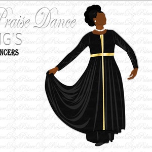 Praise Dancer Clipart God Prayer Pray Faith Melanin Religion Nubian PNG ...