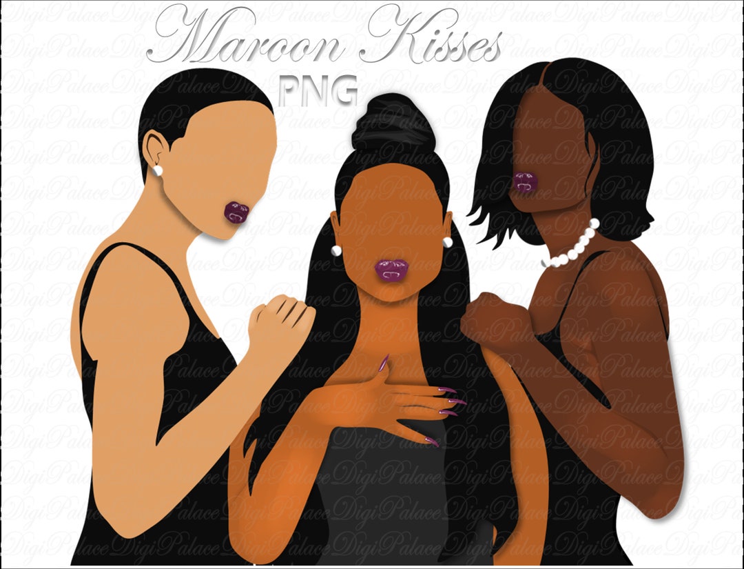 African American Best Friends Clipart, Sisterhood PNG - Etsy