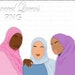 Muslim Women Clipart, Muslim Clipart, Hijab Clipart, Afro Girl Clipart ...
