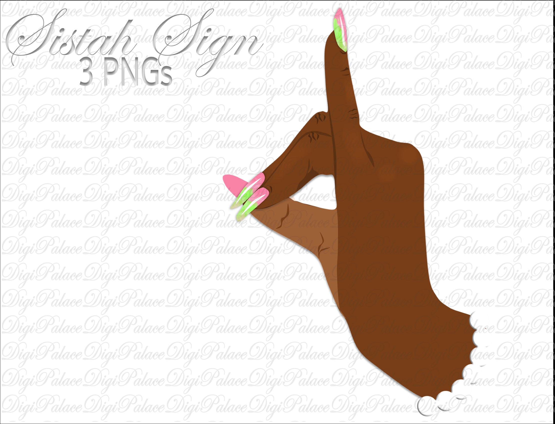 Black Greek Hand Symbol Signs L Sorority and Frat Hand Symbol Signs PNG ...