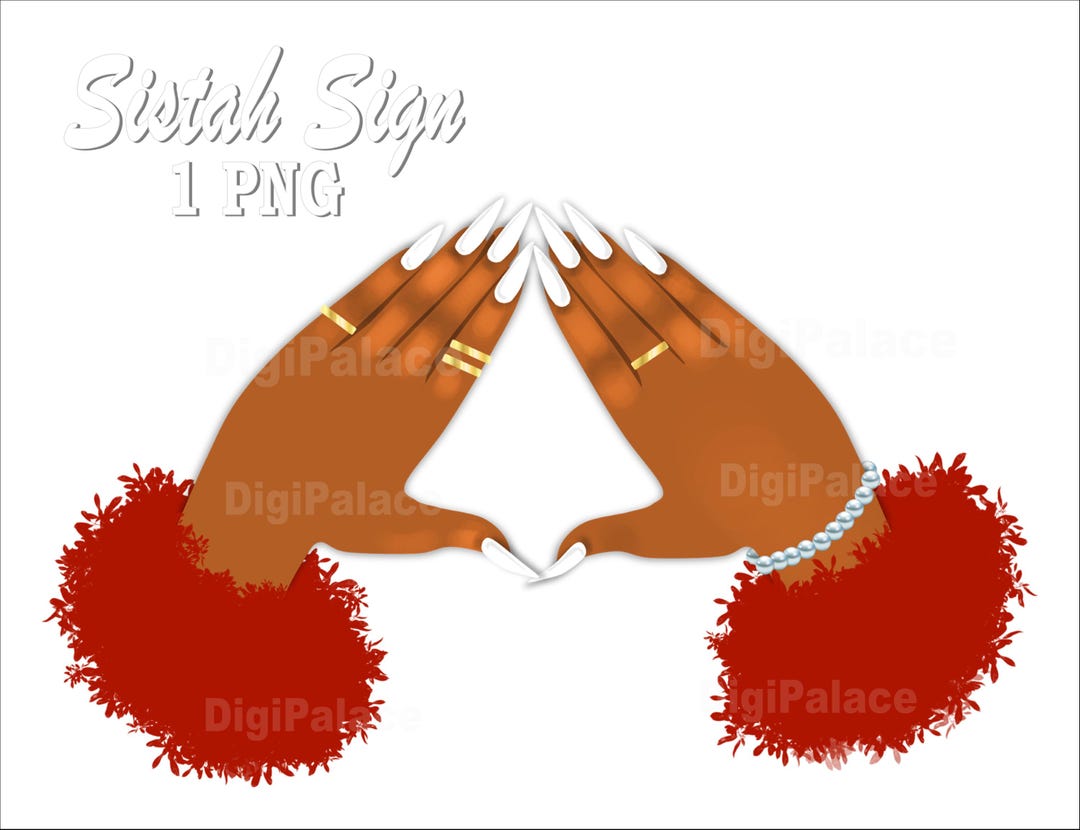 Greek Hand Symbol Signs PNG: Sorority Frat Clip Art (digital Download ...