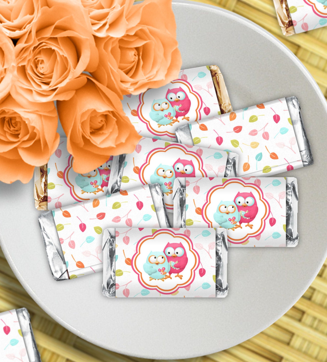 What A Hoot Owl Baby Shower or Birthday Printable Hershey - Etsy