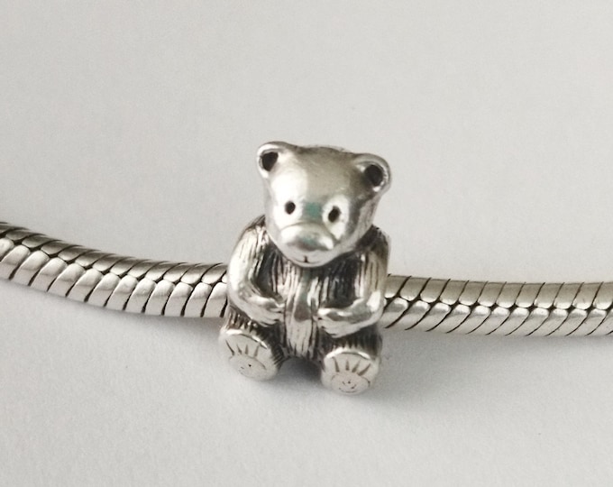 Authentic PANDORA Teddy Bear Charm - 790395, Sterling Silver Ale925 - Etsy