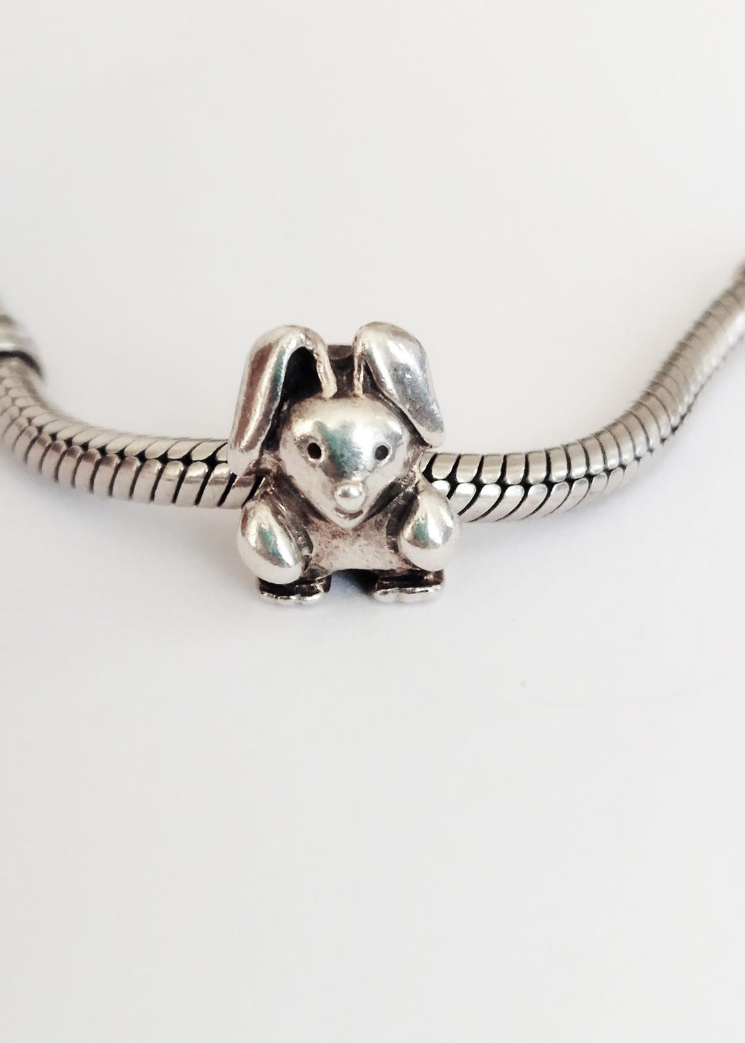 Authentic Pandora Bunny Rabbit Sterling Silver Charm 790389 Retired - Etsy