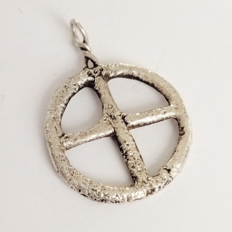 Solar Cross Pendant - Etsy