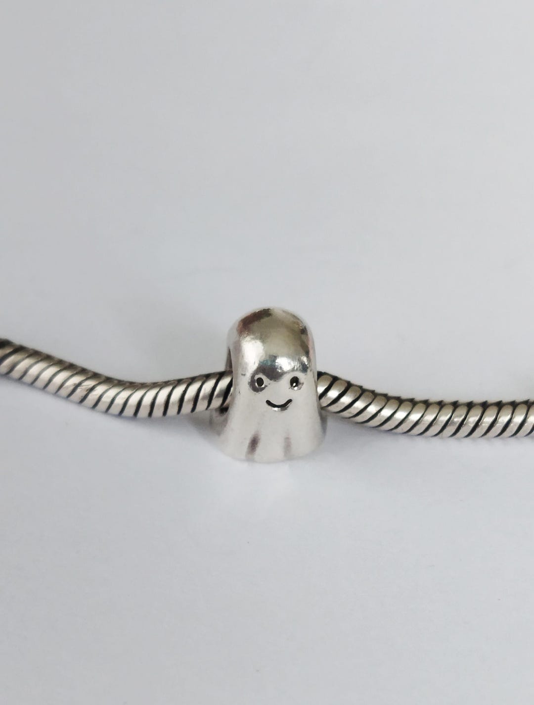 Authentic Pandora Sterling Silver Ghost Boo Charm Retired Ale925 - Etsy