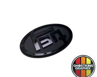 TEQ Custom Emblem, TEQ Logo, TEQ Auto Decor, Oval 90x130mm - Etsy