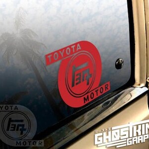 Toyota トヨタ Motor Vinyl Decal Sticker • TEQ Japan - Etsy