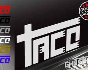 Tacoma Teq-style Decal With Vintage Toyota Stripes - Etsy