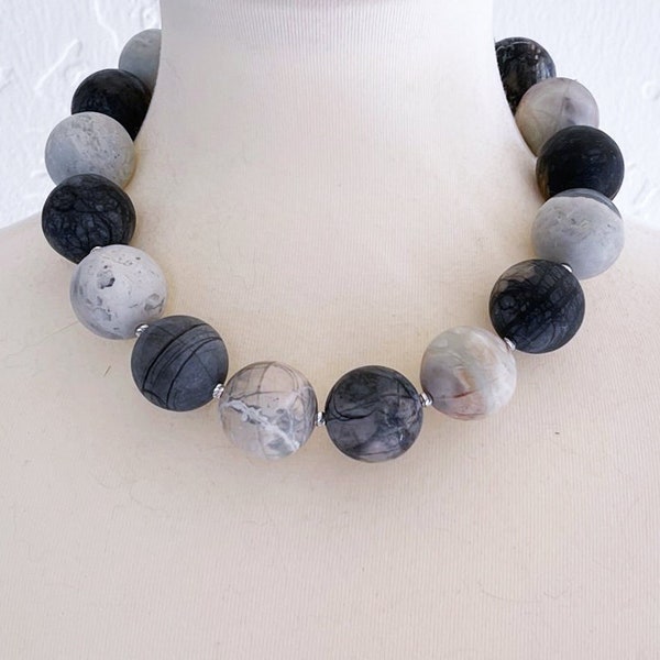 Marble Necklace - Etsy
