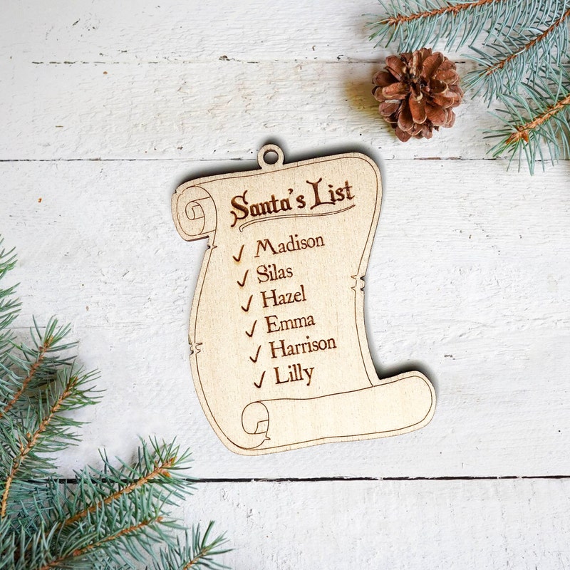 Santa Scroll - Etsy