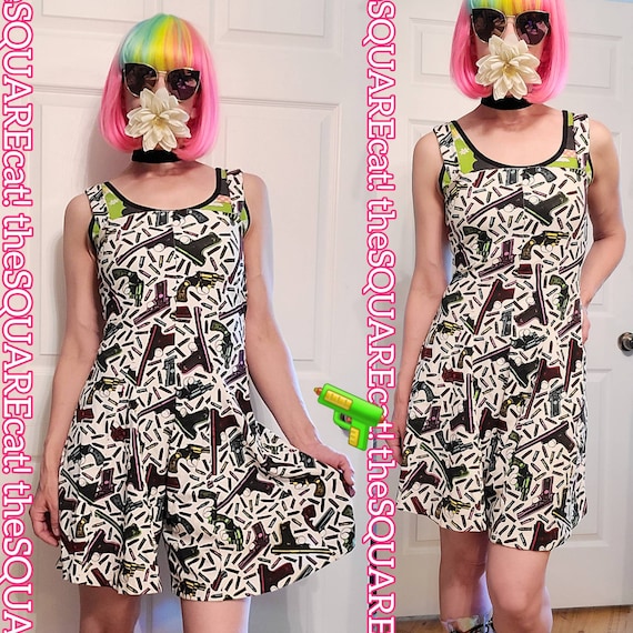 betsey johnson vintage 2000s rainbow guns handguns pi… - Gem