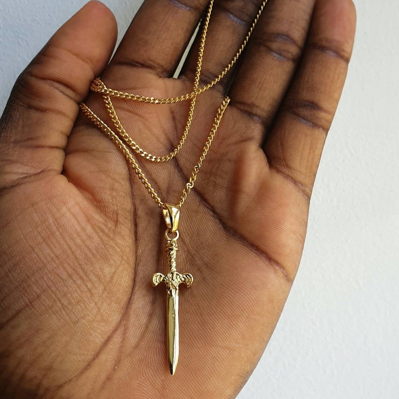 Dagger Necklace - Etsy