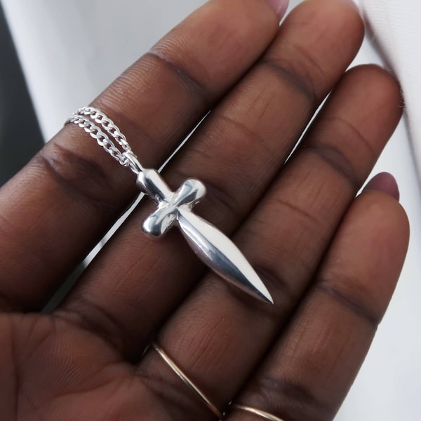 Dagger Necklace - Etsy