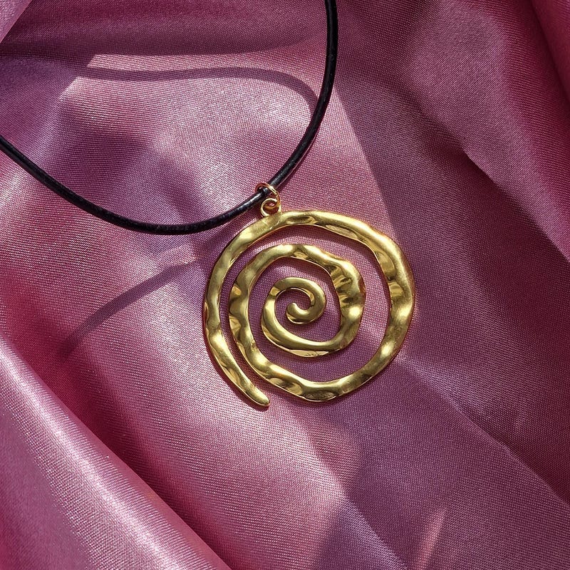 Spiral Necklace - Etsy