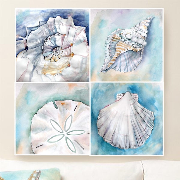 Ocean Shell Art - Etsy