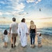 Jesus Walking on Beach With Family/child/loved One, Custom Painting ...