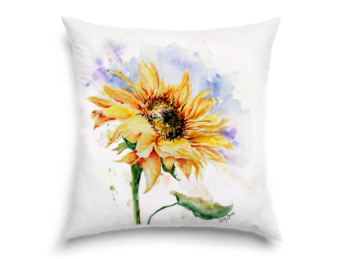 Watercolor/sunflower/yellow/floral/clipart/illustrations/flowe - Etsy