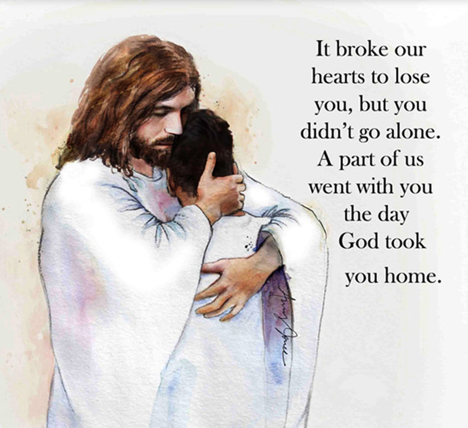 Christ's Embrace Jesus Hugging - Etsy