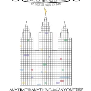 Salt Lake Temple Chart: Family History Goal Tracker (PDF Digital ...