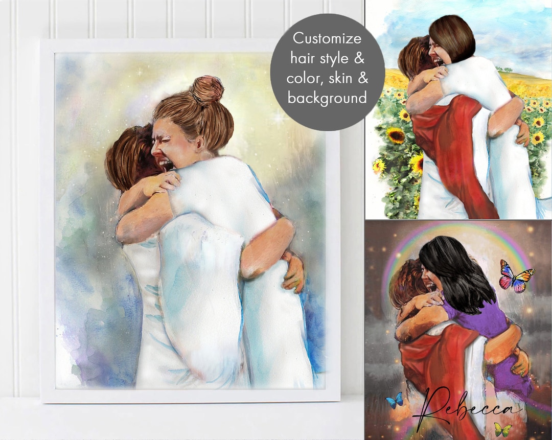 First Day in Heaven Painting I HELD Him and Would Not Let - Etsy