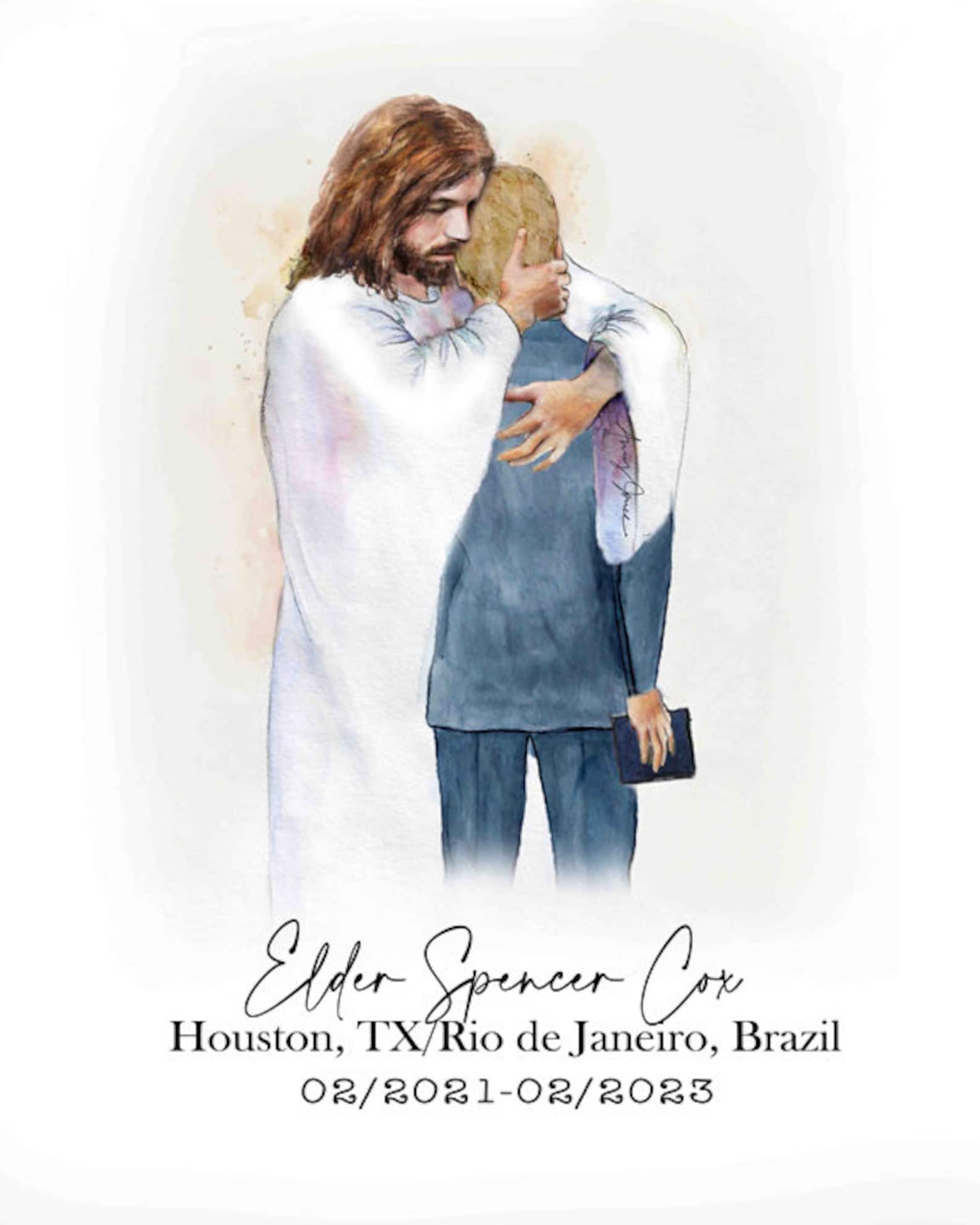 Missionary Watercolor Portrait Personalized Illustration Art - Etsy