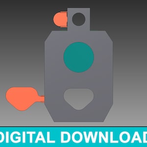 IDPA AR500 Shooting Range Reactive Silhouette Targets - DXF Files ...