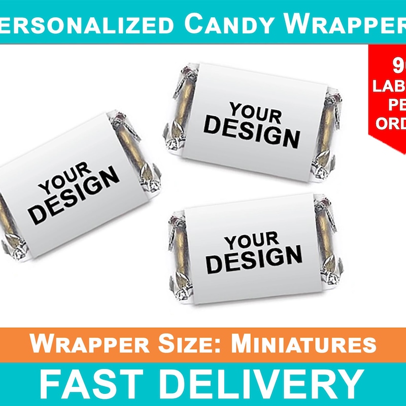 Custom Candy Wrappers - Etsy